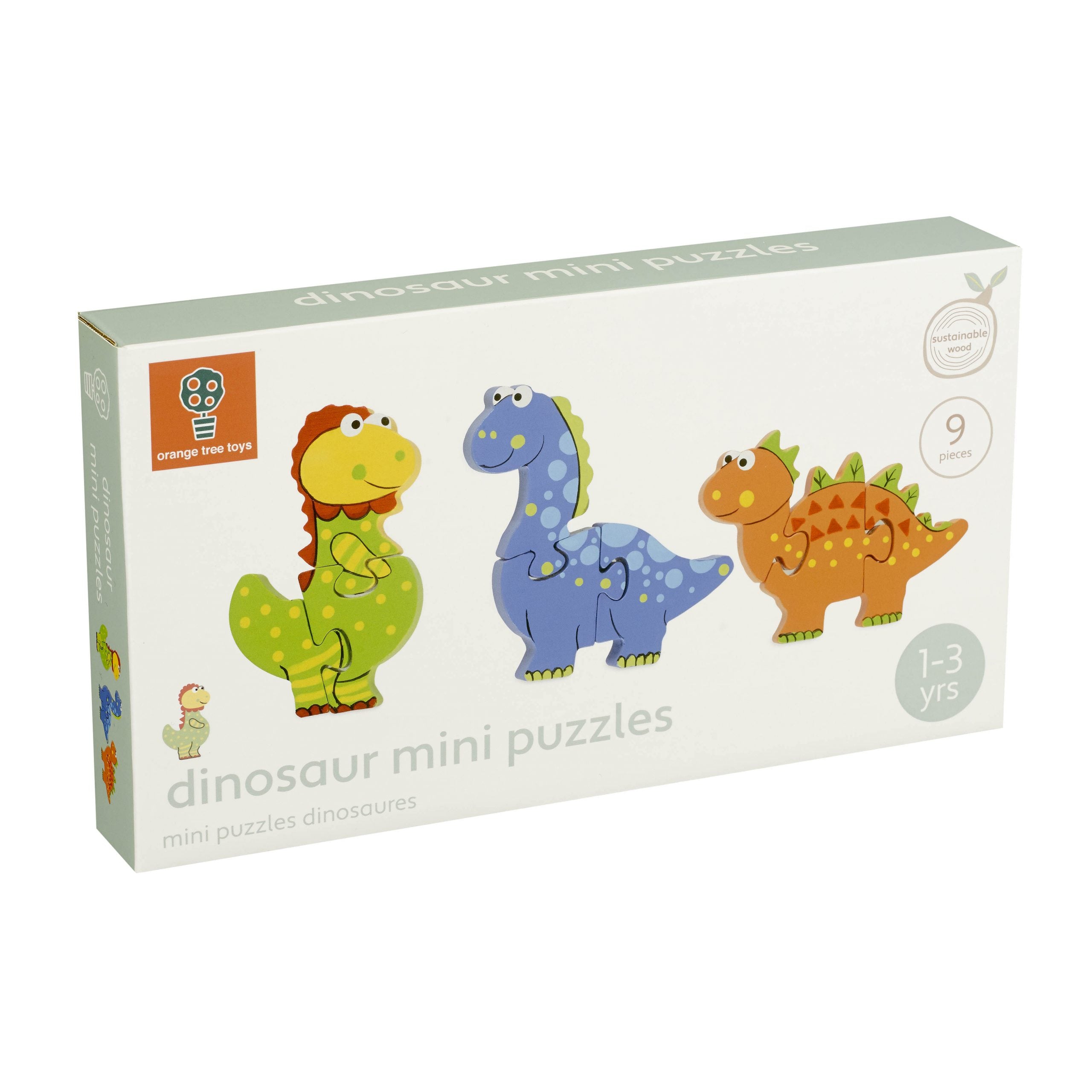 Dinosaur Mini Puzzle Set – A Painted Room